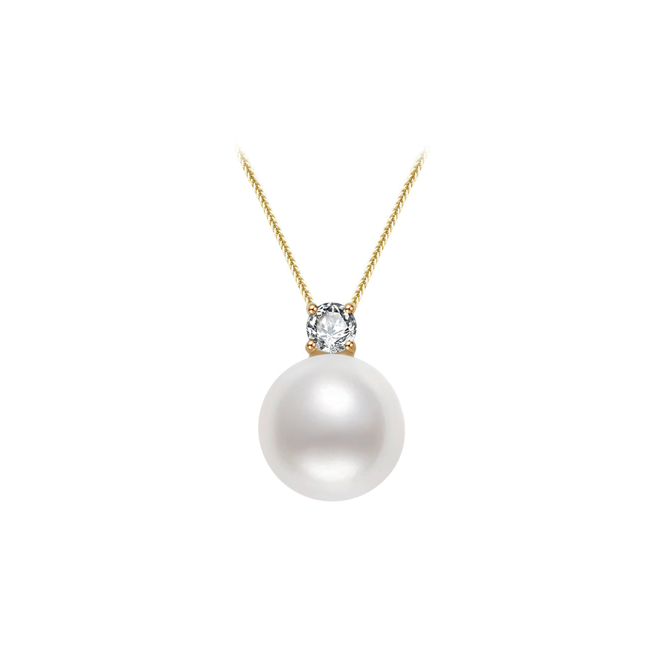 18K Solid Gold Edison Pearl Necklace Pearly Lustre™ Pearl Jewellery ...